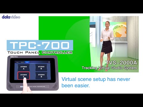 TPC-700 Touch Panel Controller with PoE | Datavideo | Datavideo ...