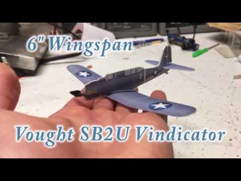 6" Wingspan R/C Vought SB2U Vindicator