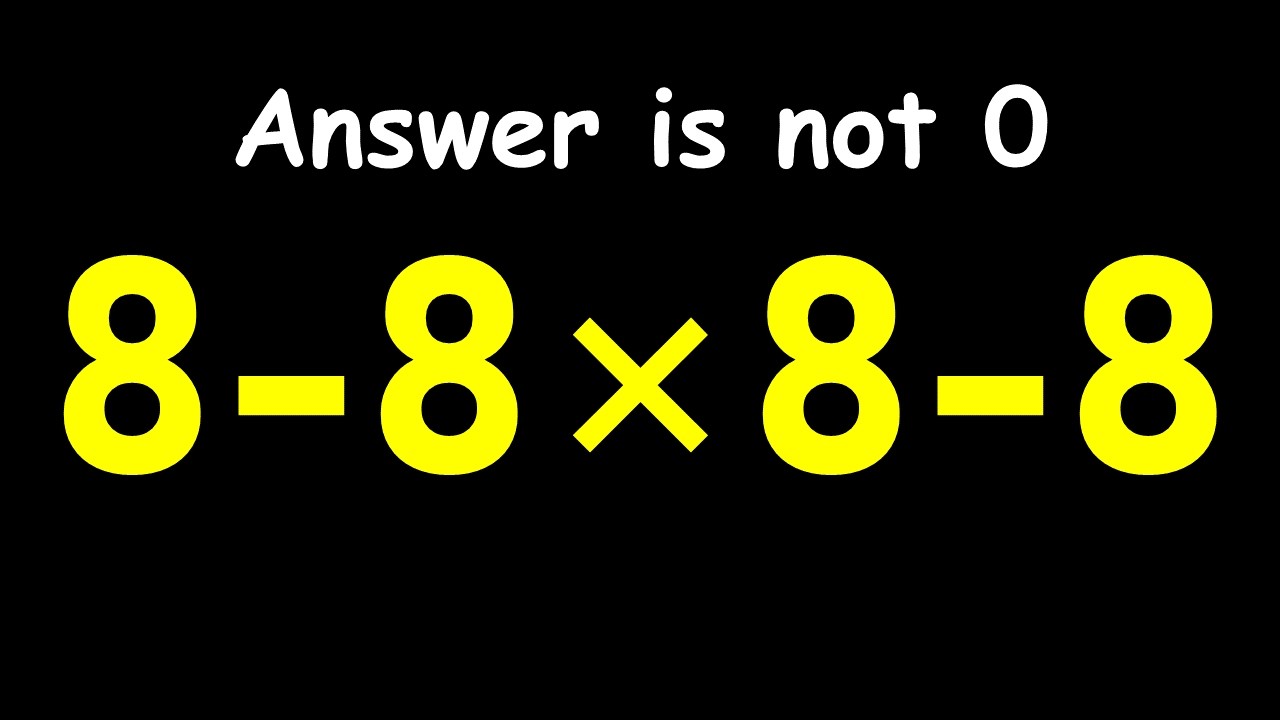 This Simple Math Mistake Fools Everyone!