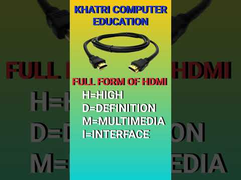 FULL FORM OF HDMI CABLE 😎😎 #viral #shorts #hdmicable