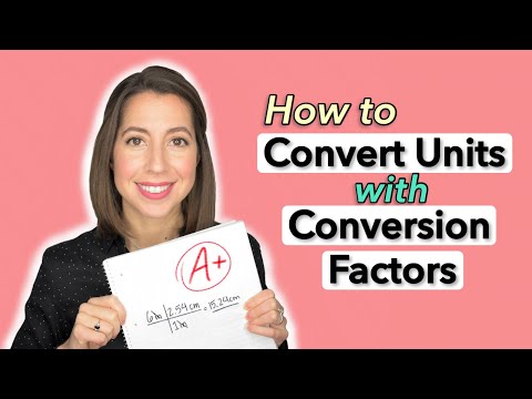 UNIT CONVERSIONS | Conversion Factors | Dimensional Analysis