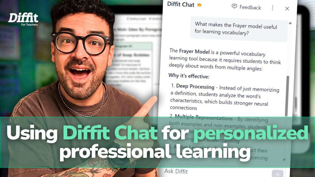 Using Diffit Chat for professional learning