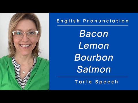 Learn to Pronounce Bacon, Lemon, Bourbon, Salmon - 🇺🇸 #learnenglish Schwa Syllable Pronunciation