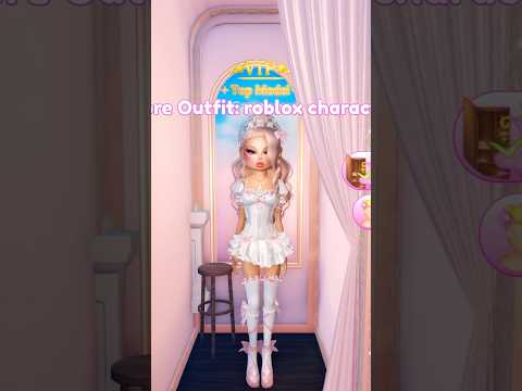 Making my ROBLOX avatar in DRESS TO IMPRESS!! #roblox #dresstoimpress #dti #shorts