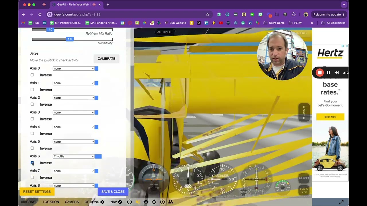 Introduction to GEOFS and Joystick Setup
