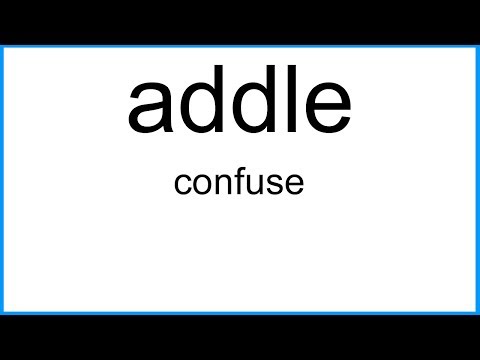 addle The New English Dictionary meaning | Vocabulary for Kids | Children's Dictionary