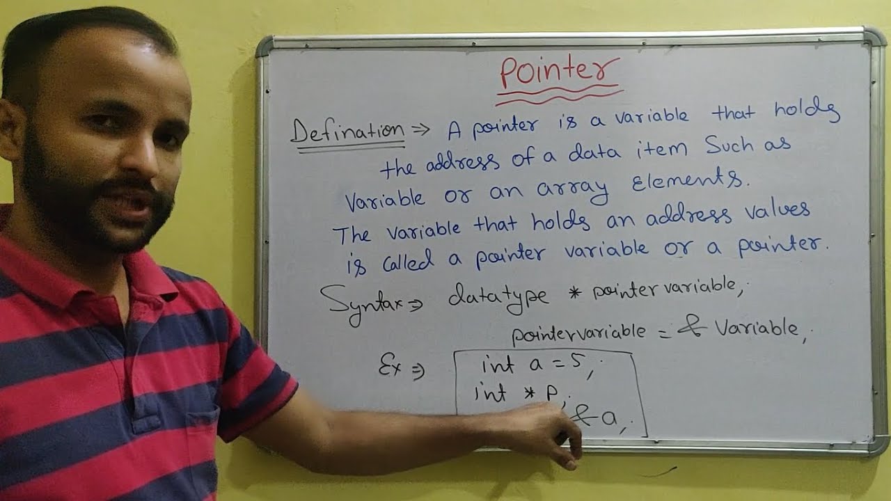 Define Pointer with program example in Hindi | C programs | Learn Coding