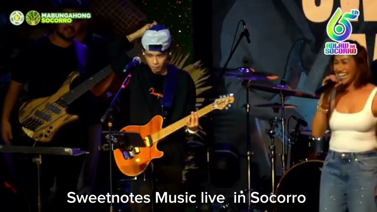 65th Araw ng Socorro Celebration featuring Sweetnotes Music #sweetnotesmusic #fullband  #sweetnotes 