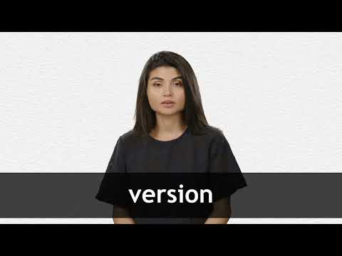 How to pronounce VERSION in American English