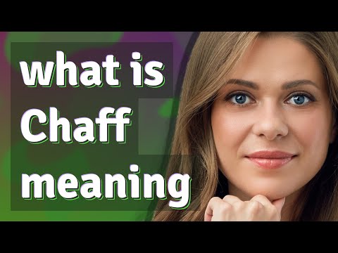 Chaff | meaning of Chaff