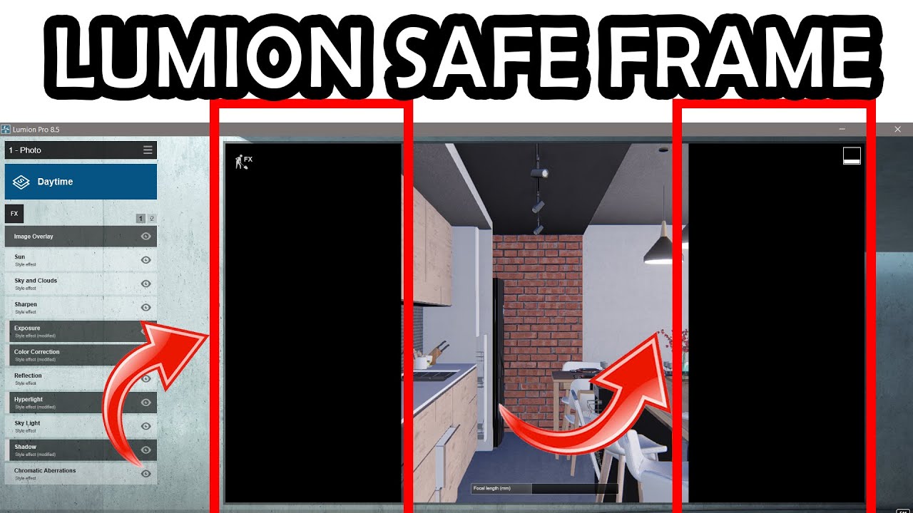 LUMION TUTORIAL: HOW TO CREATE SAFE FRAME