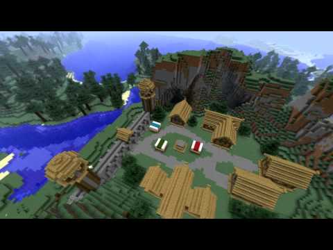 Skyrim Town Minecraft Map