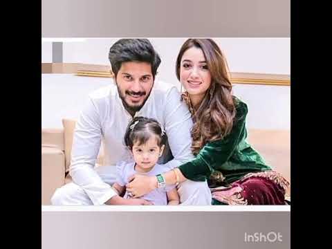 Tamil telgu malyalam hindi Actor Dulquer Salman#wife Amal#daughter#father moomuthy#shorts