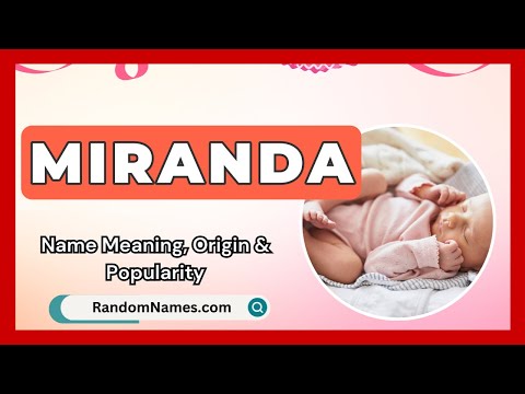 Miranda - Baby Girl Name Meaning, Origin & Popularity - RandomNames.com