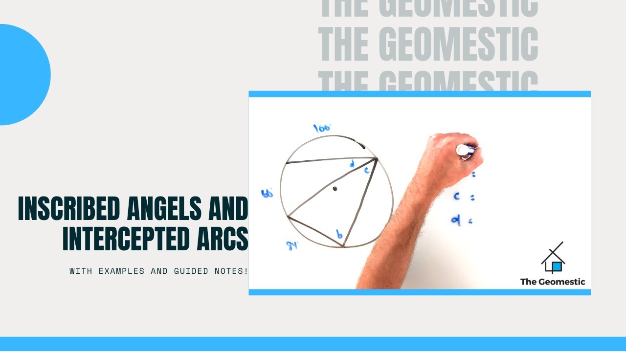 Using the Inscribed Angle Theorem (w/ examples and guided notes!)