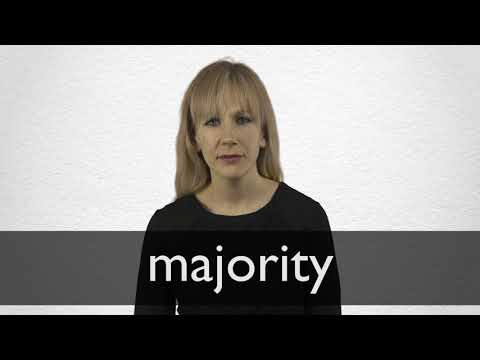 MAJORITY definition and meaning | Collins English Dictionary