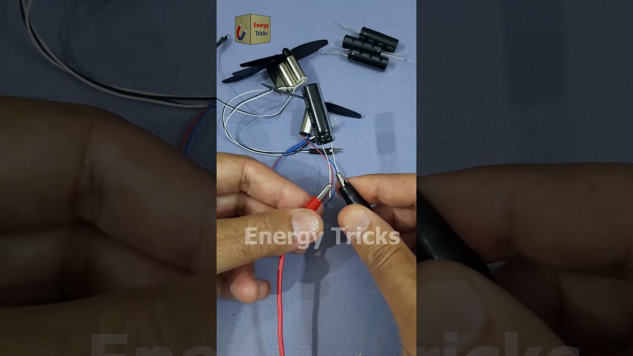 Testing a Drone Motor Without a Battery 😳⚡ #shorts