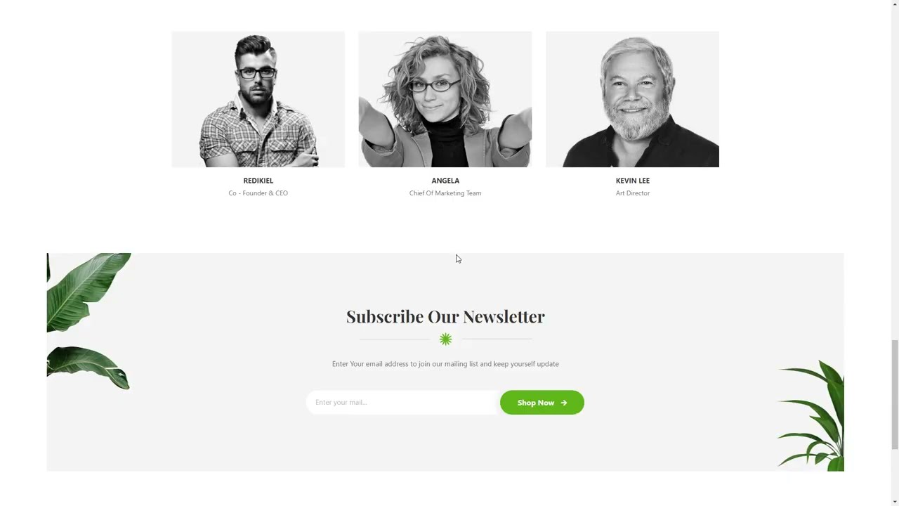 Botanical - HTML5 Ecommerce Template