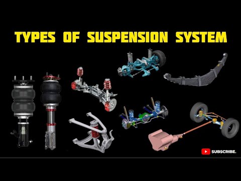 Suspension System | types of suspension system