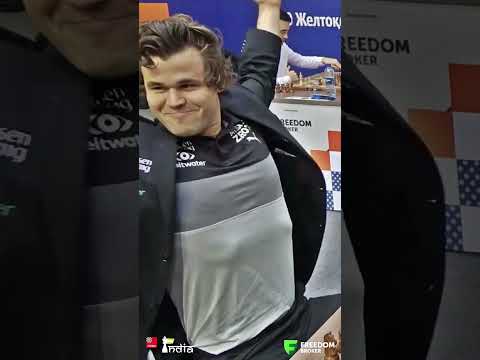 Magnus Carlsen is now Triple World Champion #shorts
