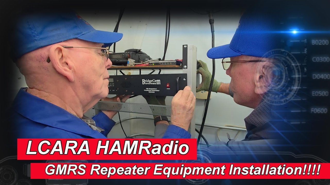 GMRS Repeater Equipment Installation!!!!!