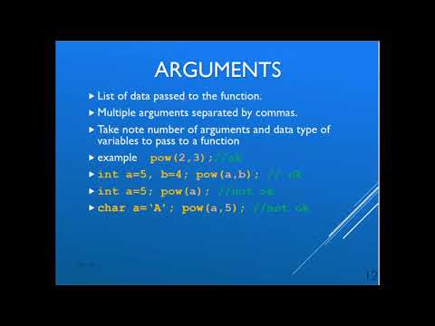 Standard Library Function