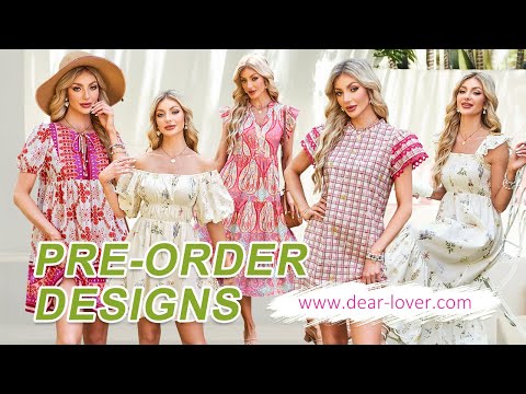 Top Wholesale Clothing Supplier with Custom Designs | Dear-Lover Summer Floral Dress Collection