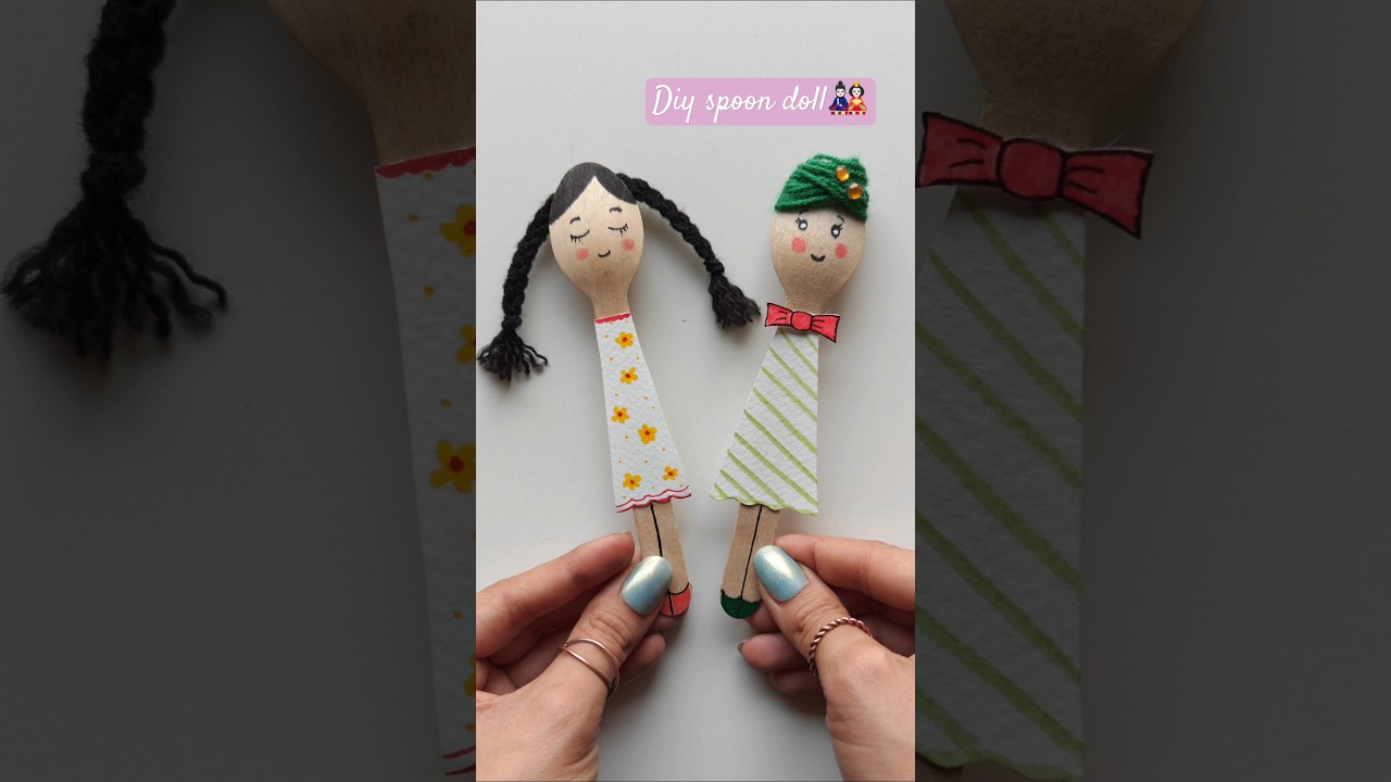 🎎CREATE Adorable SPOON Doll at Home!