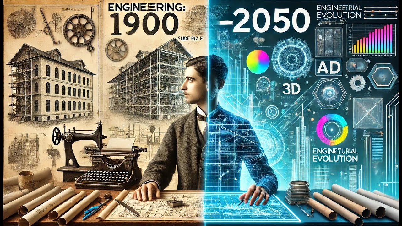 History of Structural Engineering Software  (1900-2050) | Drafting Tables to AI & Quantum Computing