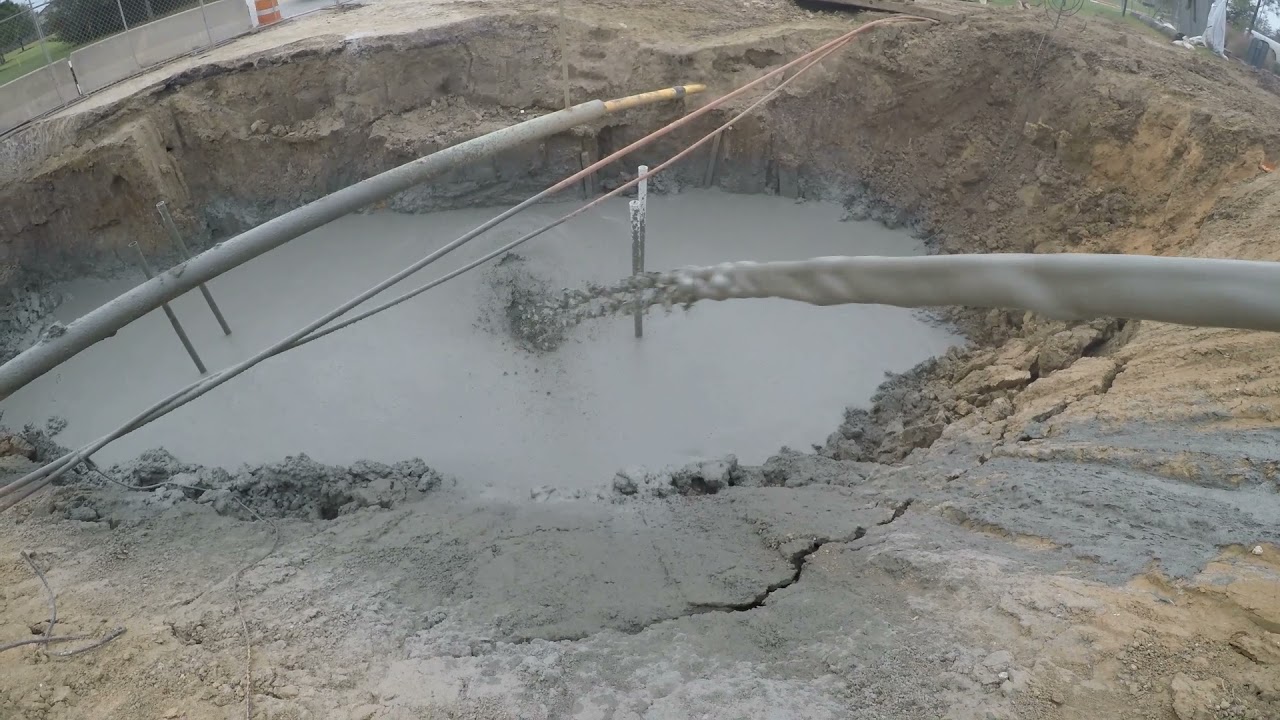 Nettles Cellular Concrete pour