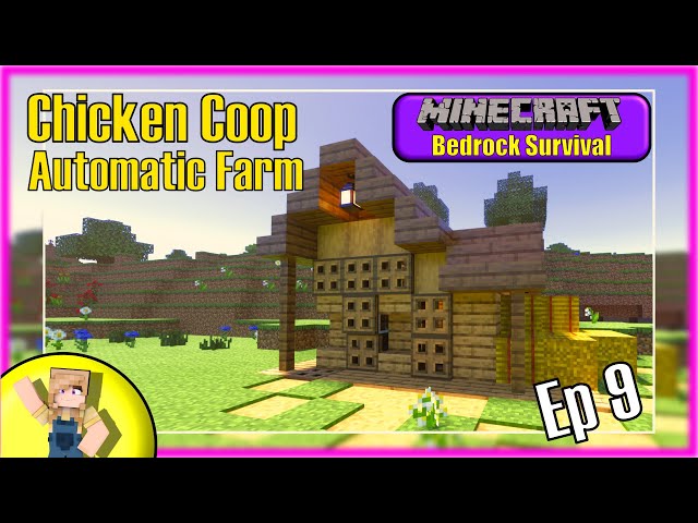Chicken Farm AND Egg Collector | Raw OR Cooked Chicken Minecraft Map