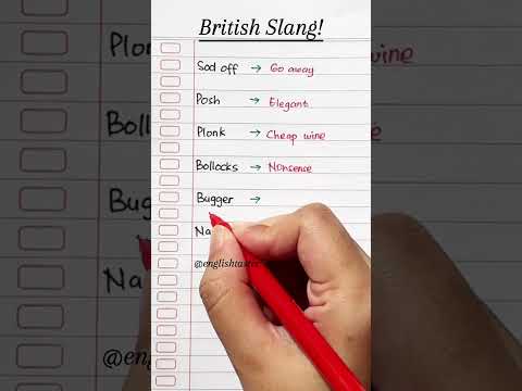 Sound More British with These 6 Slang Terms #english #esl #british #slang #learnenglish #englishtips