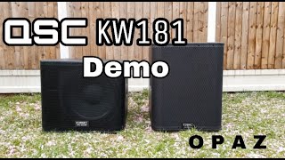 QSC KW181 Powered Sub Woofer 18" 1000W - What To Know & Where To Buy ...