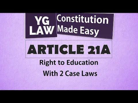 Article 21A - Constitution of India