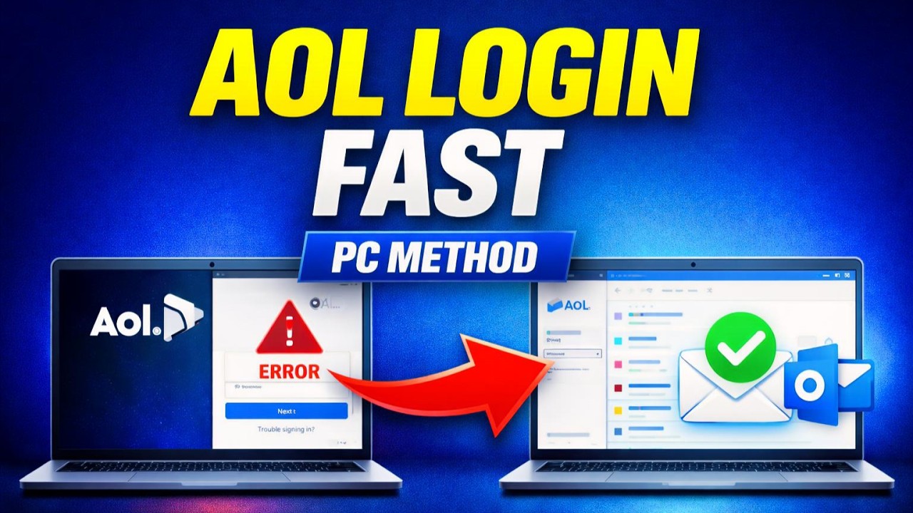 How To Login To AOL Mail On Laptop PC (Step-by-Step Guide 2026)