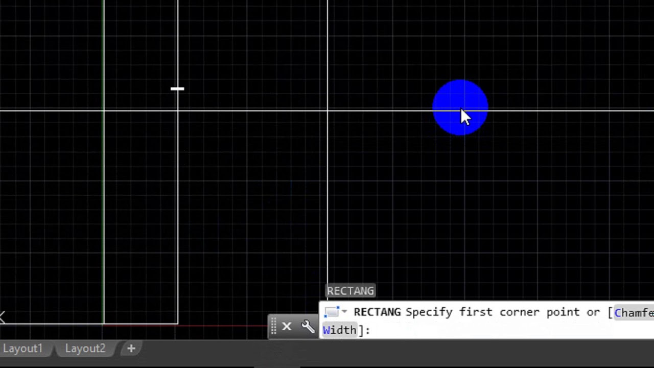 Rectange Error in autocad 2016