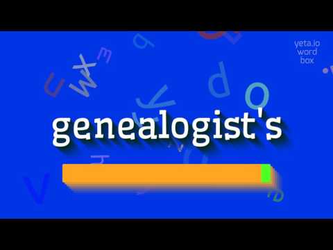 How to say "genealogist's"! (High Quality Voices)