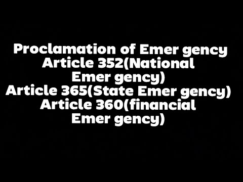 Proclamation of Emergency | Article 352,356,360 and 44th amendment #law #lawyer #legal #legaladvice