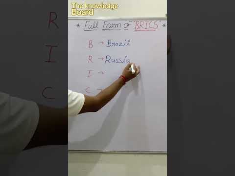 Full form of BRICS ? BRICS ka full form kya hai ? BRICS full form ? #brics #shorts #ytshorts #gk