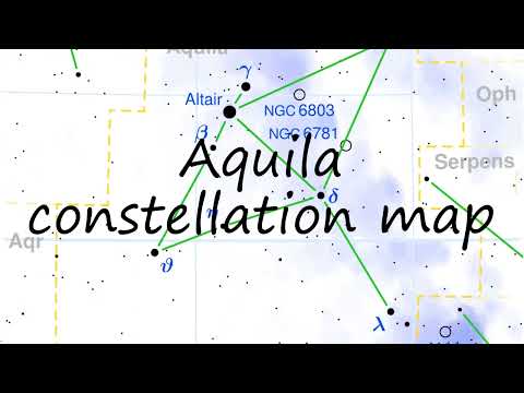 How to pronounce Aquila constellation map in English?