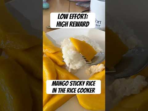 MANGO STICKY RICE: ULTIMATE COMFORT FOOD! BETTER THAN THE RESTAURANT AND ITS SO EASY TO MAKE!