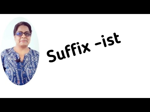 Suffix -ist #englishlessons #shorts