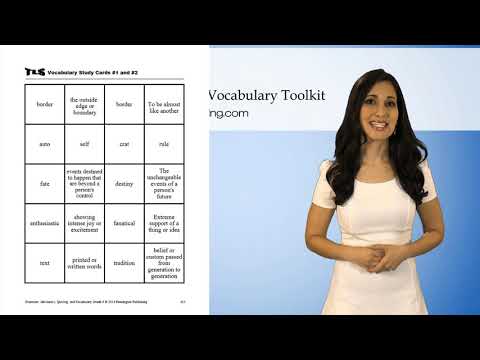 FREE Grade 6 Vocabulary Worksheets, Flashcards, and Test