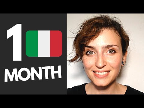How much Italian can you learn in one month with Duolingo and YouTube?😄🇮🇹 (includes subtitles)