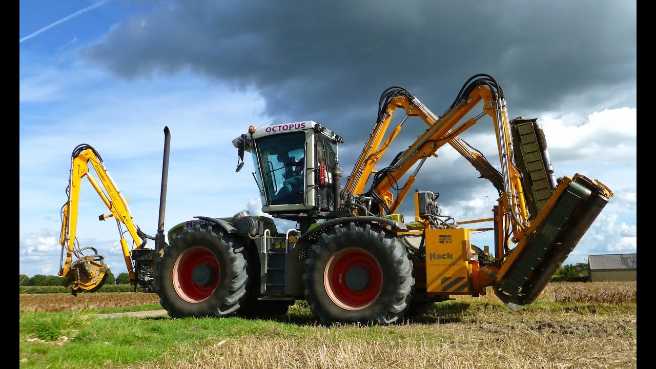 4-Arm Ditch Bank Mower Is Like a Mechanical Octopus - autoevolution