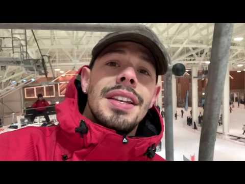 Big Snow at American Dream: First time snowboarding