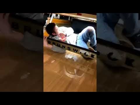 Man Throws Himself Down Bowling Alley || ViralHog