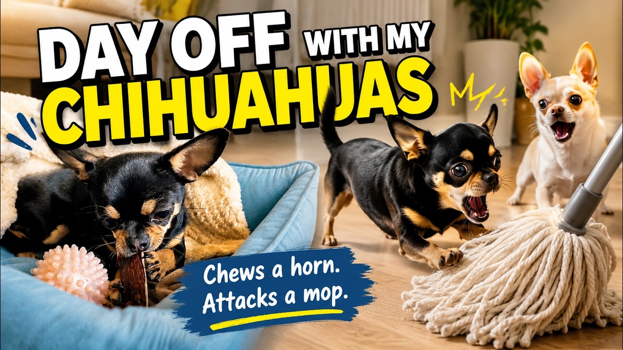 A Day in the Life of My Chihuahua 🐾 | Cute & Funny Dog Vlog