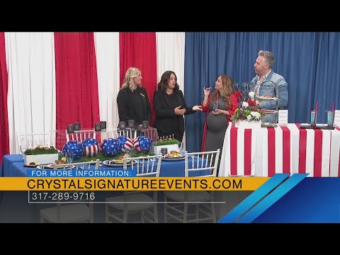 Celebrating & Decorating for the 4th of July Weekend with Crystal Signature Events - 6/25/25