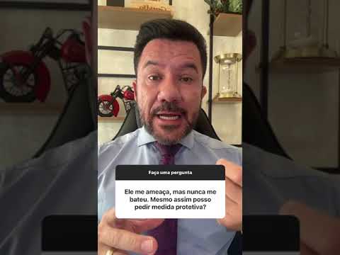 ELE ME AMEAÇA, MAS NUNCA ME BATEU. MESMO ASSIM POSSO PEDIR MEDIDA PROTETIVA?